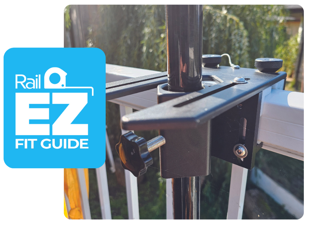 Rail-EZ Railing Mounting System for Umbrellas and Sails | Rail-EZ.ca