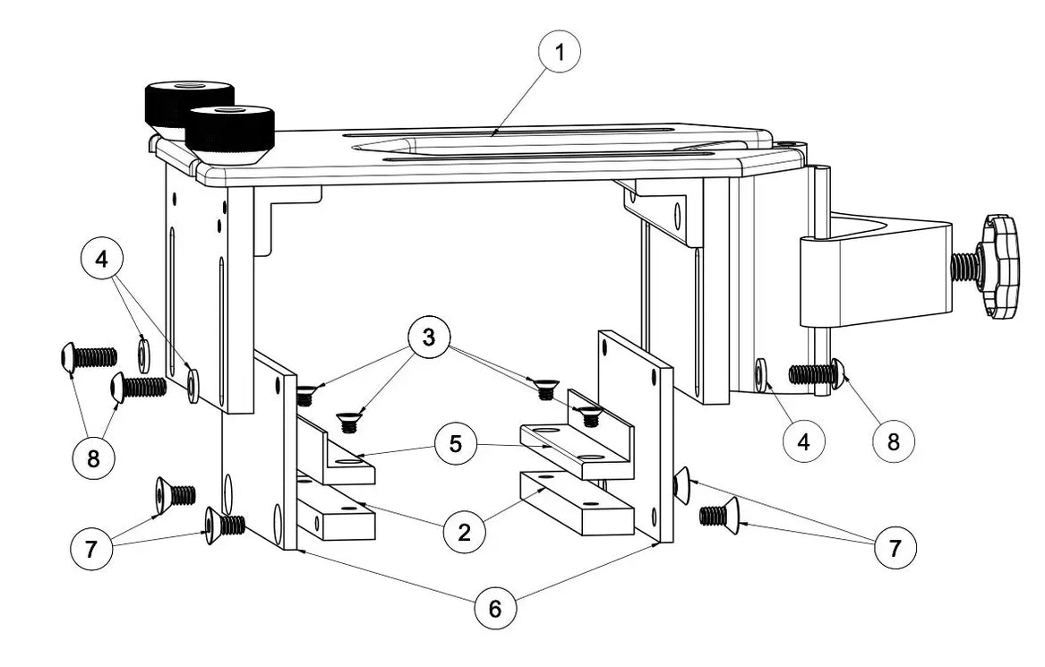 Height Extension Kit for Thicker Railings - For use with Rail-EZ | Rail ...