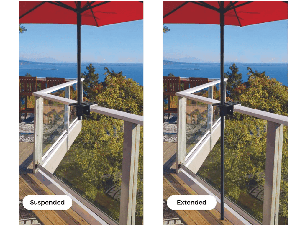 Rail-EZ Railing Mounting System for Umbrellas and Sails | Rail-EZ.ca