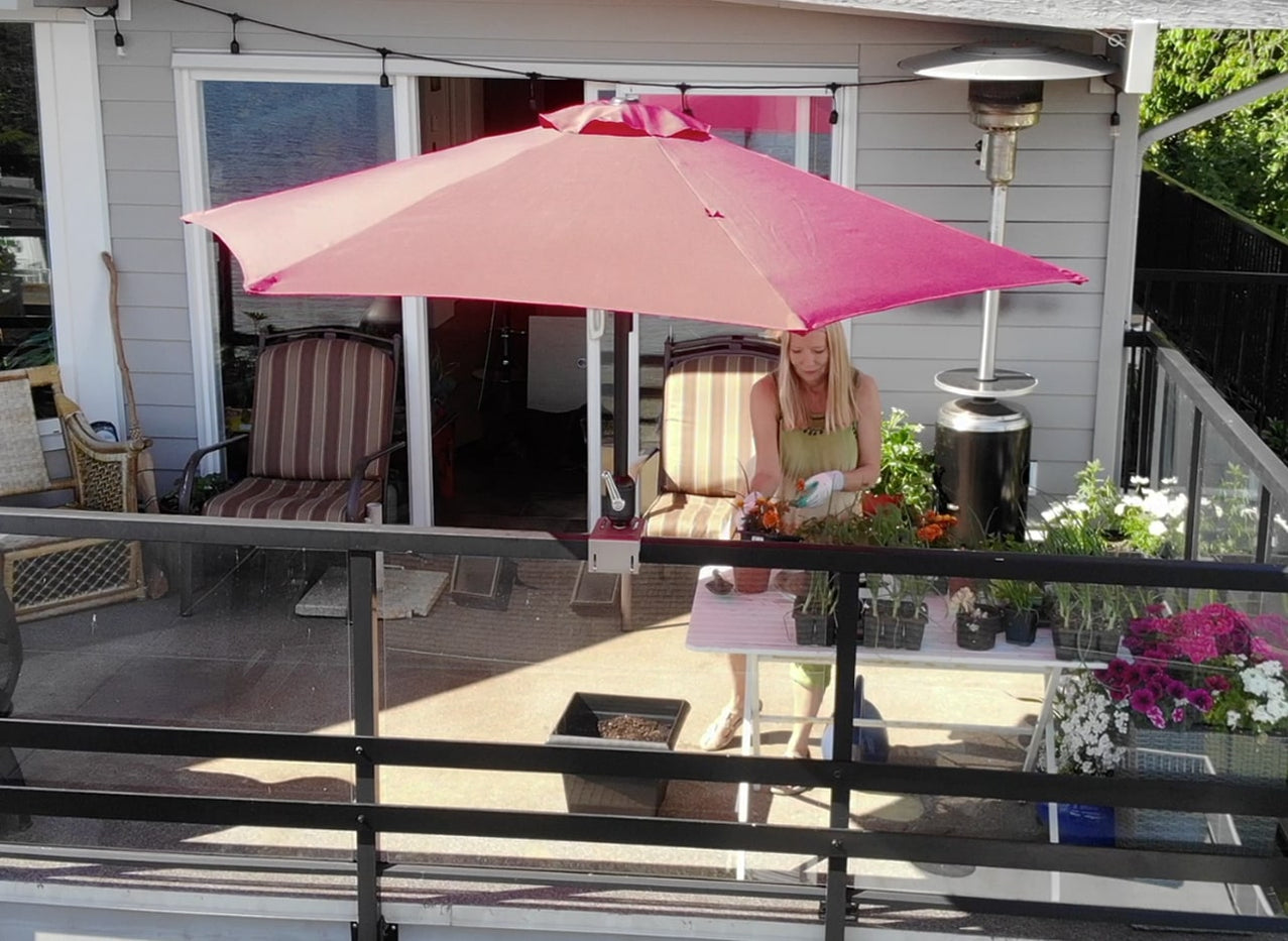 Rail-EZ Railing Mounting System for Umbrellas and Sails | Rail-EZ.ca